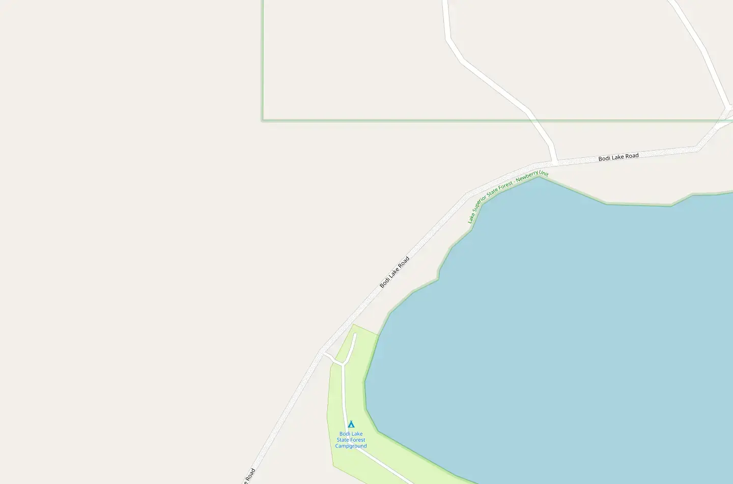 Bodi Lake State Forest Campground in Newberry, (2026) | JetCamp.com