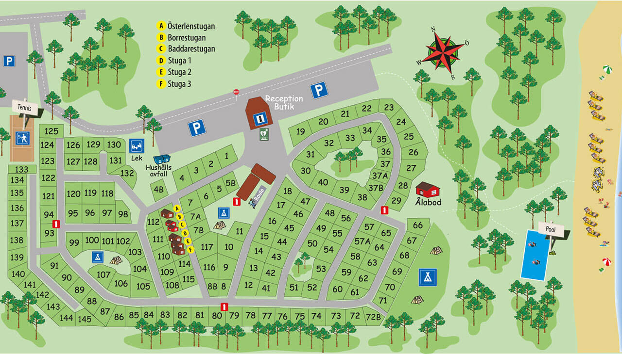 Borrbystrands Camping in Borrby, Zweden (2024) | Boek jouw camping op ...