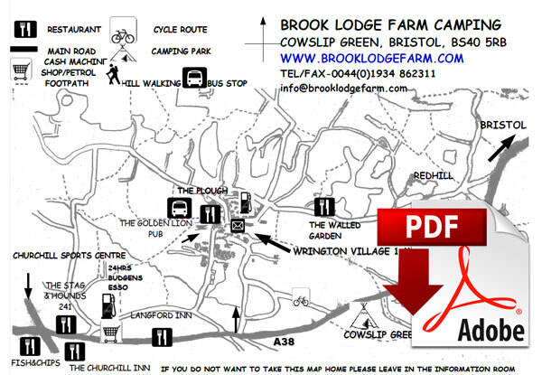 Brook Lodge Farm Camping & Caravan Park in Bristol, UK (2025) | JetCamp.com