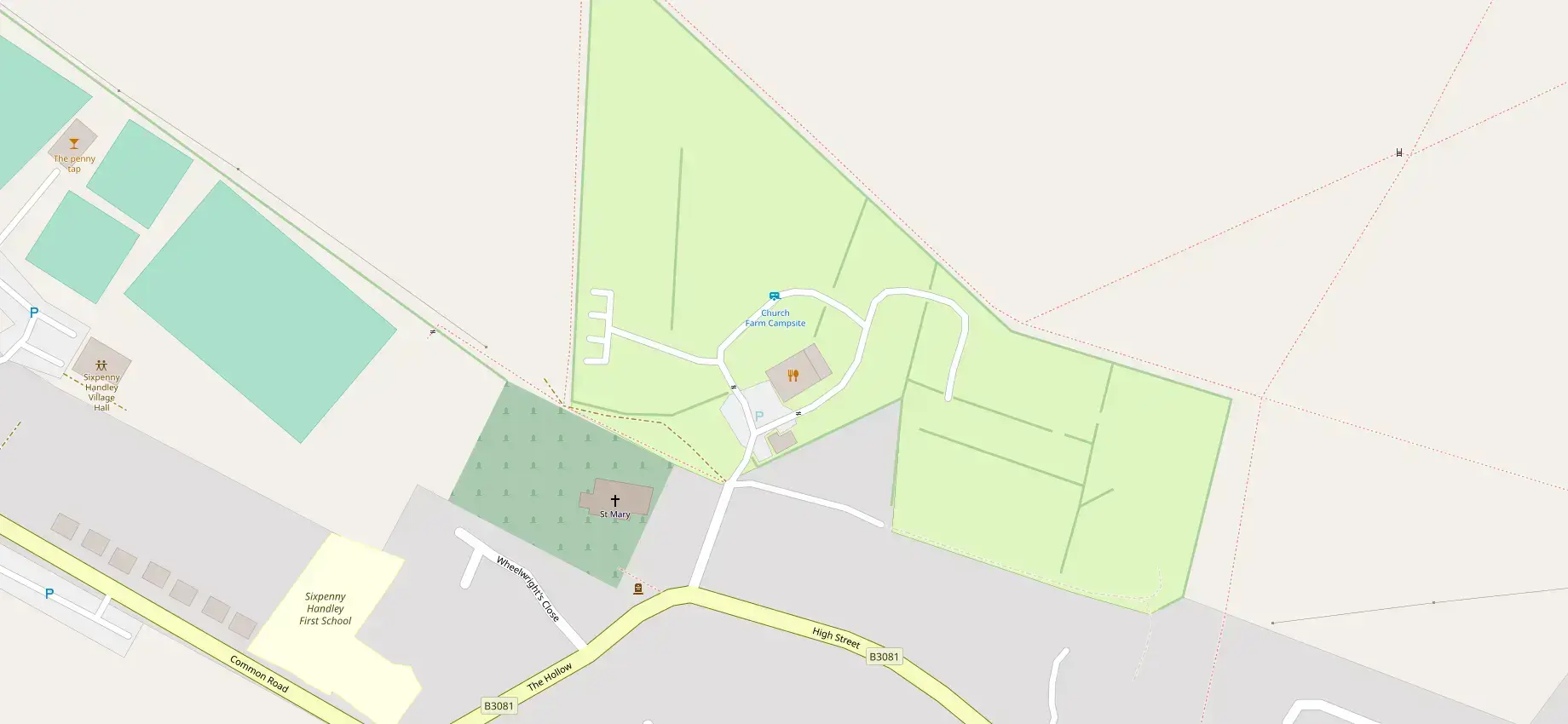 Camping Church Farm Caravan & Camp Park in Sixpenny Handley, UK (2025 ...