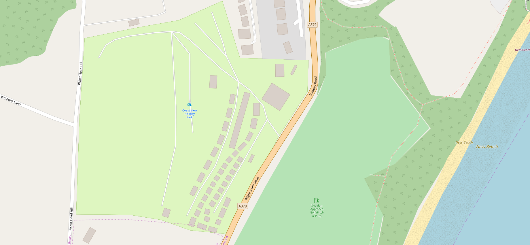 Camping Coast View Holiday Park in Shaldon, UK (2024) | JetCamp.com