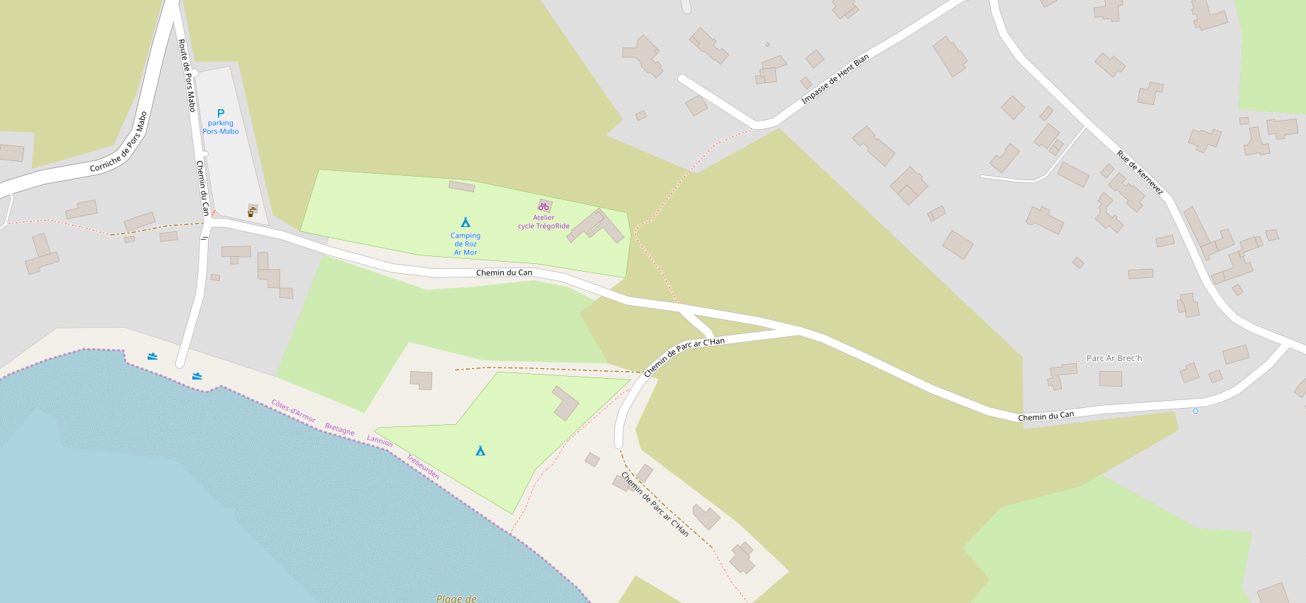 Camping De Roz Ar Mor, Trébeurden, France (2023) | JetCamp.com