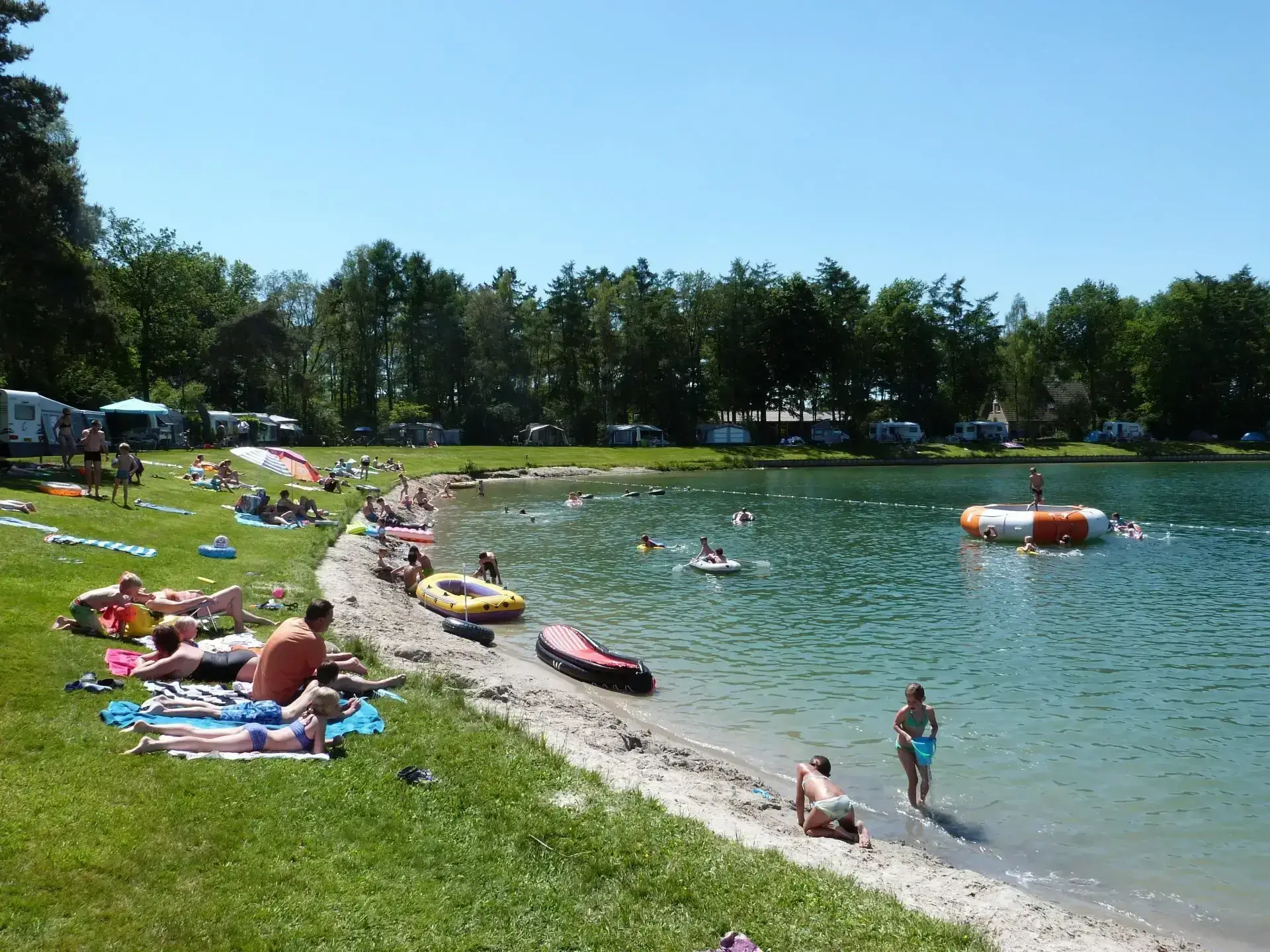 Vrolijke Kampeerfoto's
