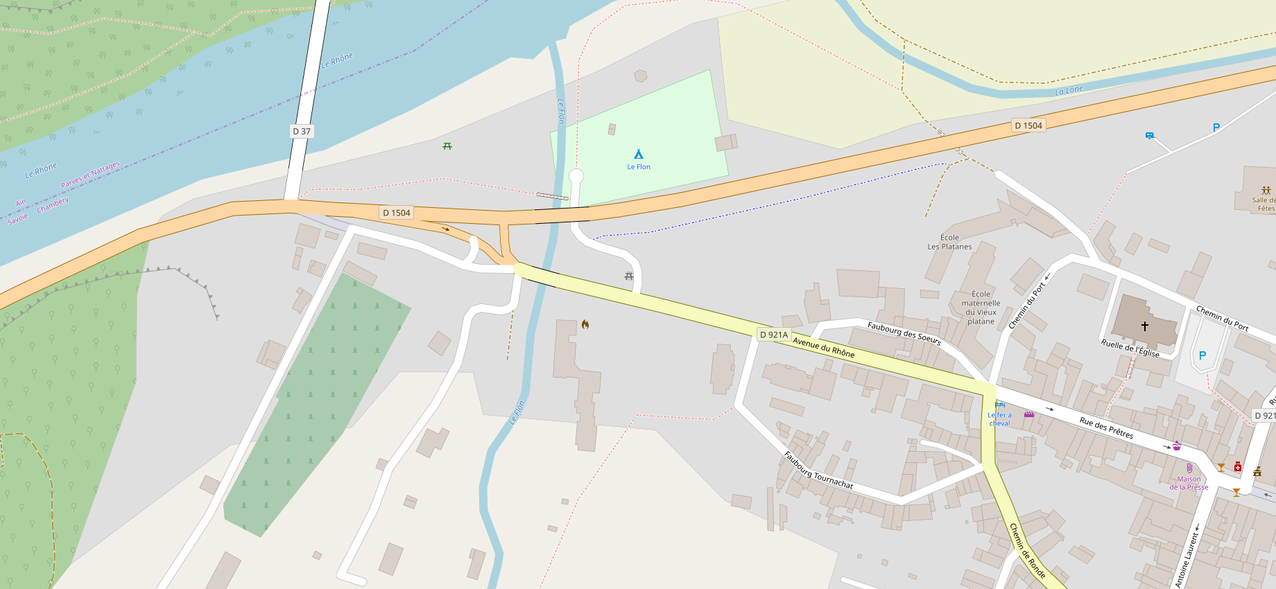 Camping Et Base Nautique Kanoti in Yenne, Frankrijk (2024) | Alle ...