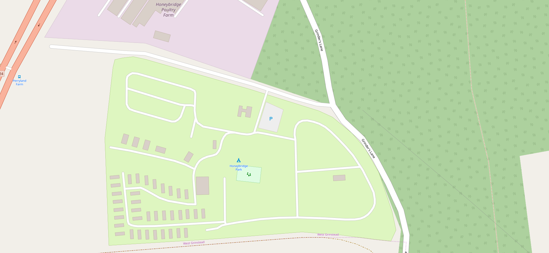 Camping Honeybridge Park in West Grinstead, UK (2023) | All campings on ...