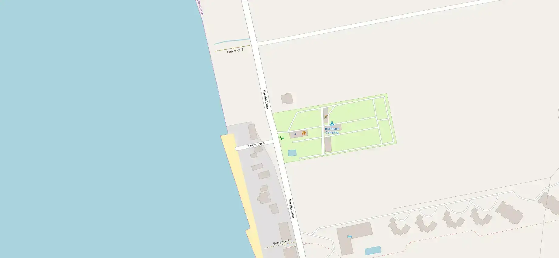 Camping Iria Beach in Iria, Greece (2025) | All campings on JetCamp.com