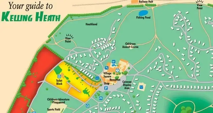 Mapa Del Camping Del Parque Kelly