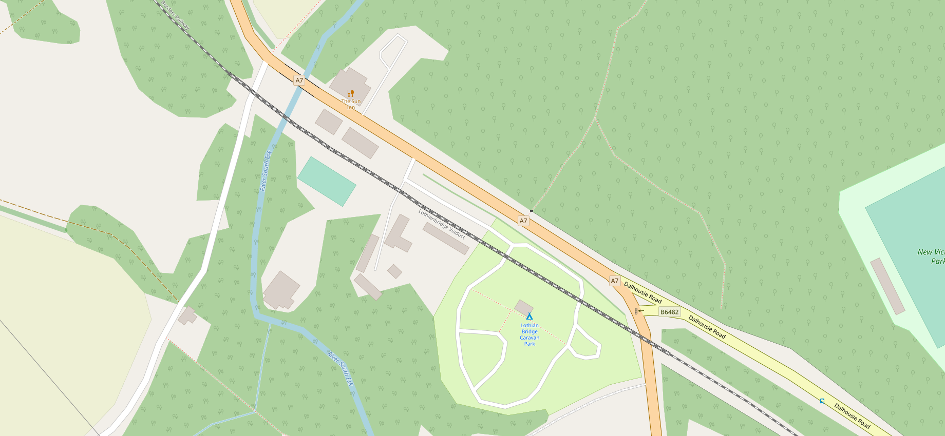 Camping Lothian Bridge Caravan Park in Newtongrange, UK (2023) | Book ...