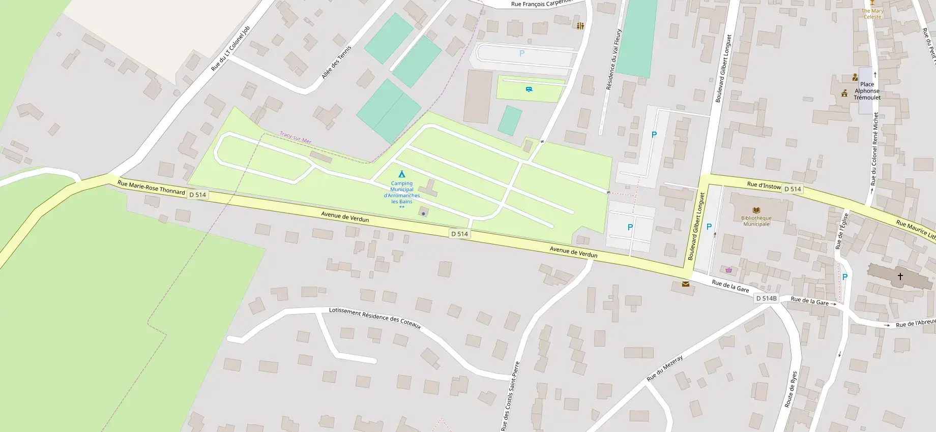 Camping Municipal Arromanches-les-bains in Arromanches-les-Bains ...