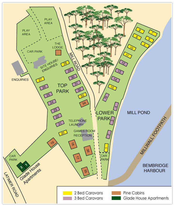 Camping Old Mill Holiday Park in St. Helens, Ryde, UK (2023) | All ...