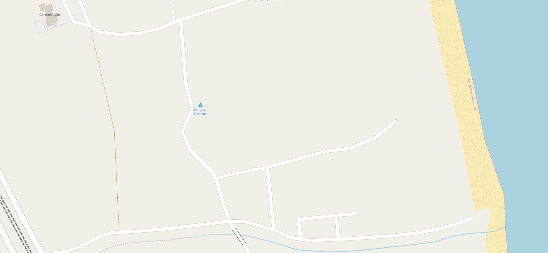 Camping Orpheus w Panteleimon, Grecja (2024) | Zarezerwuj swój kemping ...