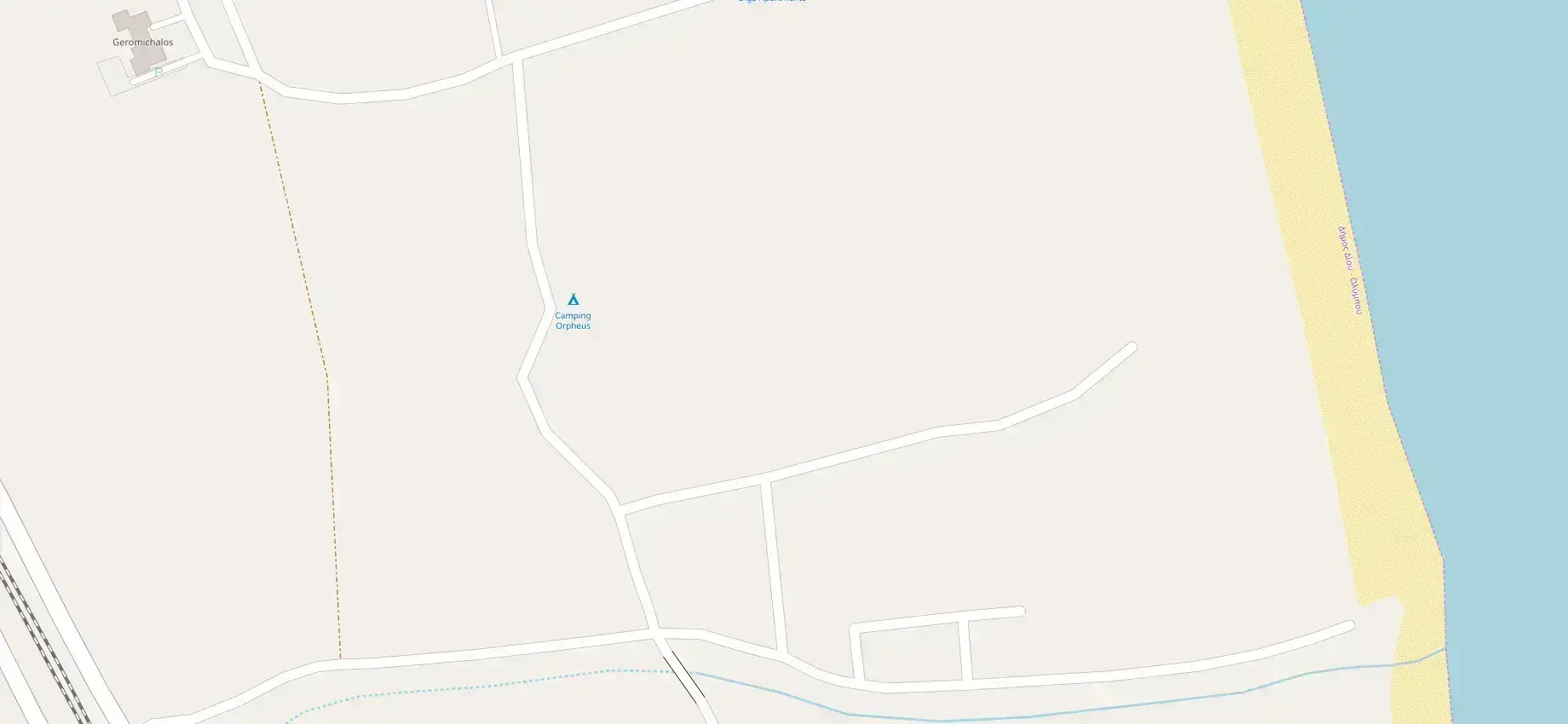 Camping Orpheus w Panteleimon, Grecja (2025) | Zarezerwuj swój kemping ...