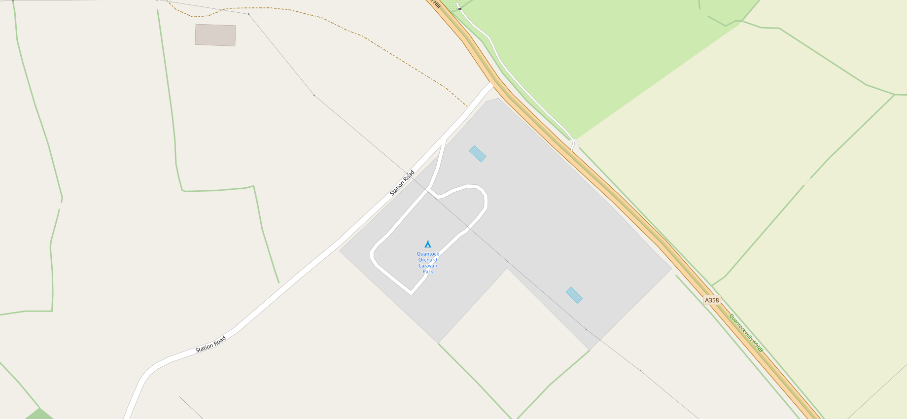 Camping Quantock Orchard Caravan Park in Crowcombe, UK (2023) | JetCamp.com