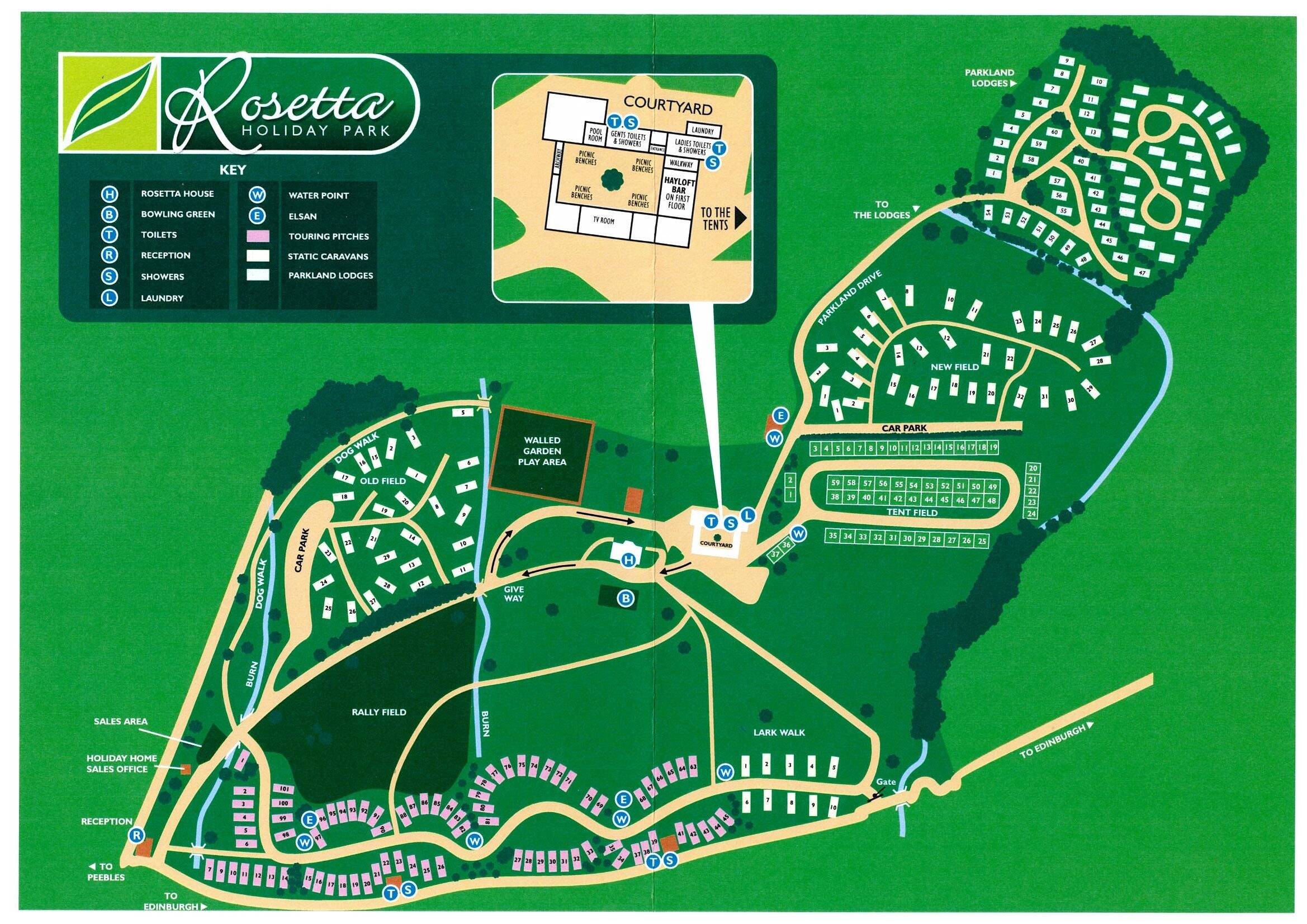 Camping Rosetta Holiday Park in Peebles, UK (2024) | All campings on ...