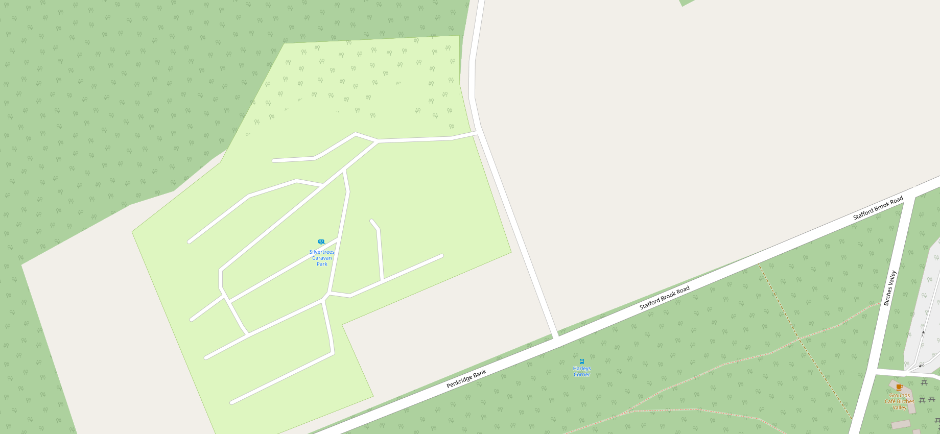 Camping Silver Trees Holiday Park in Rugeley, Vereinigtes Königreich ...