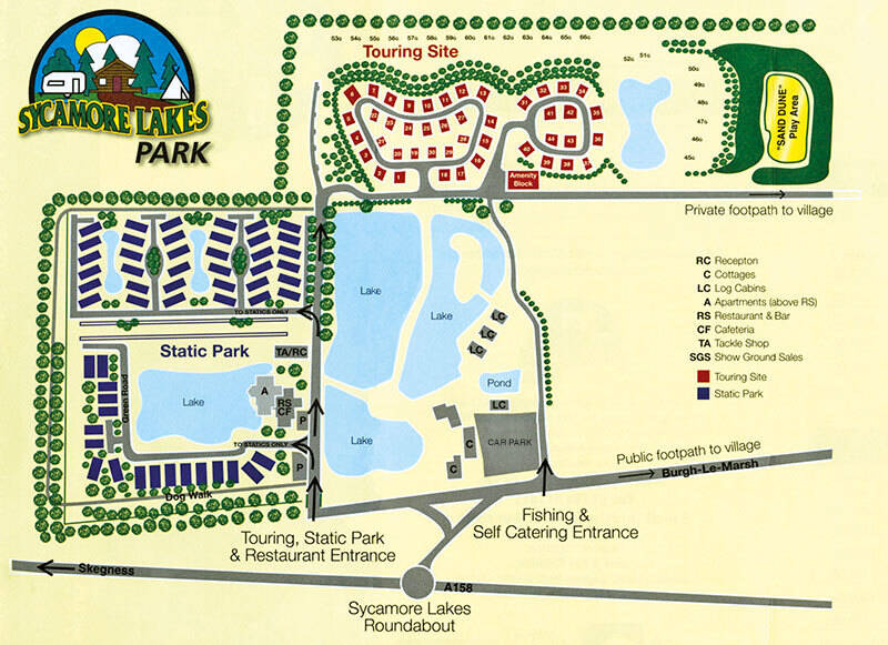 Camping Sycamore Lakes Park in Burgh Le Marsh, UK (2025) | JetCamp.com