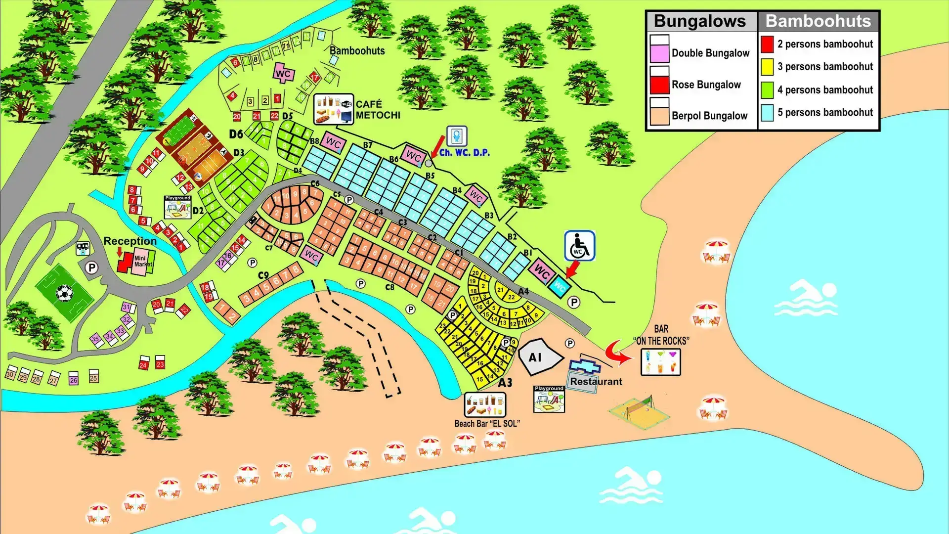 Mapa Del Camping Del Lago Piru