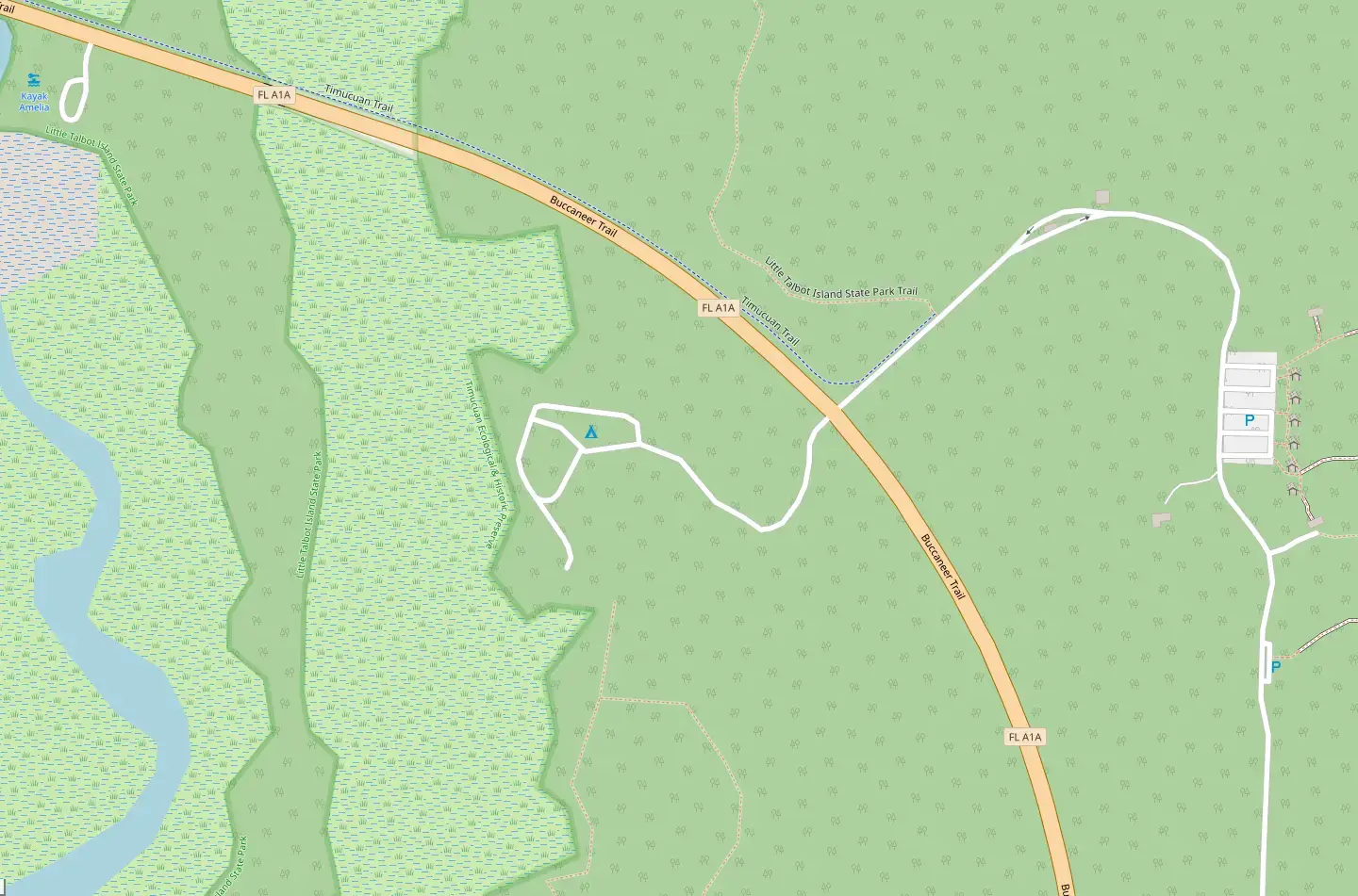 Little Talbot Island Campgrounds in Jacksonville, United States of ...