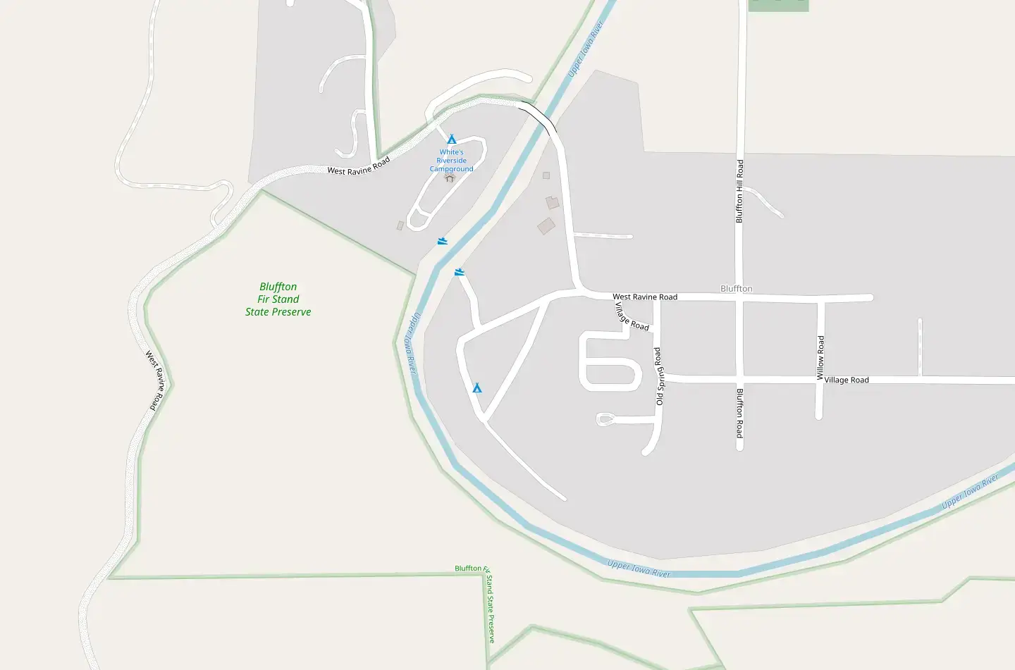 Randy's Bluffton Store Campground in Decorah, (2026) | All campgrounds ...