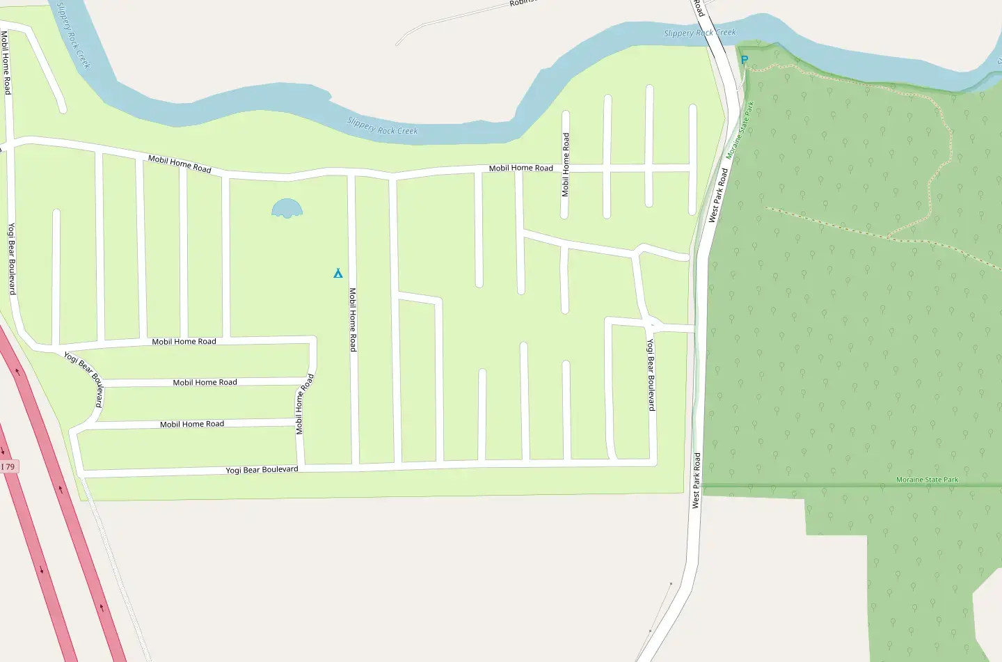 Slippery Rock Campground in Slippery Rock, United States of America ...