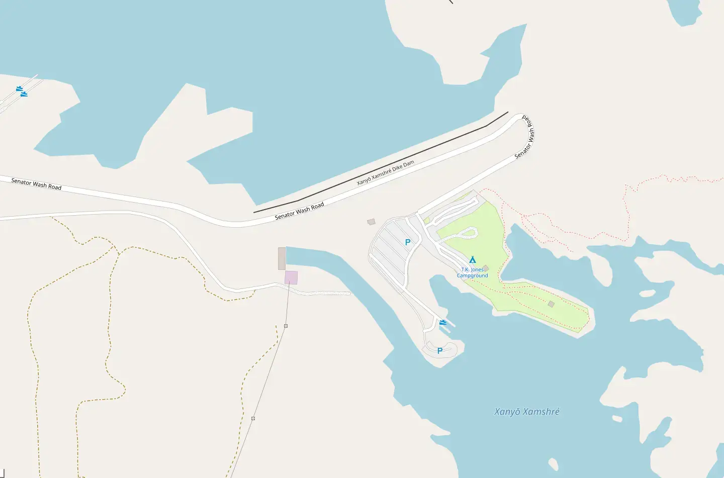 T.K. Jones Campground & Boat Launch in Winterhaven, United States of ...
