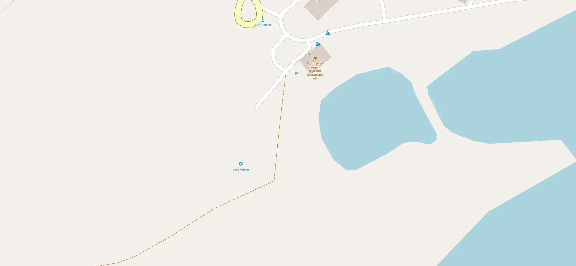 Torghatten Camping Og Strandrestaurant in Trælnes, Noorwegen (2026 ...
